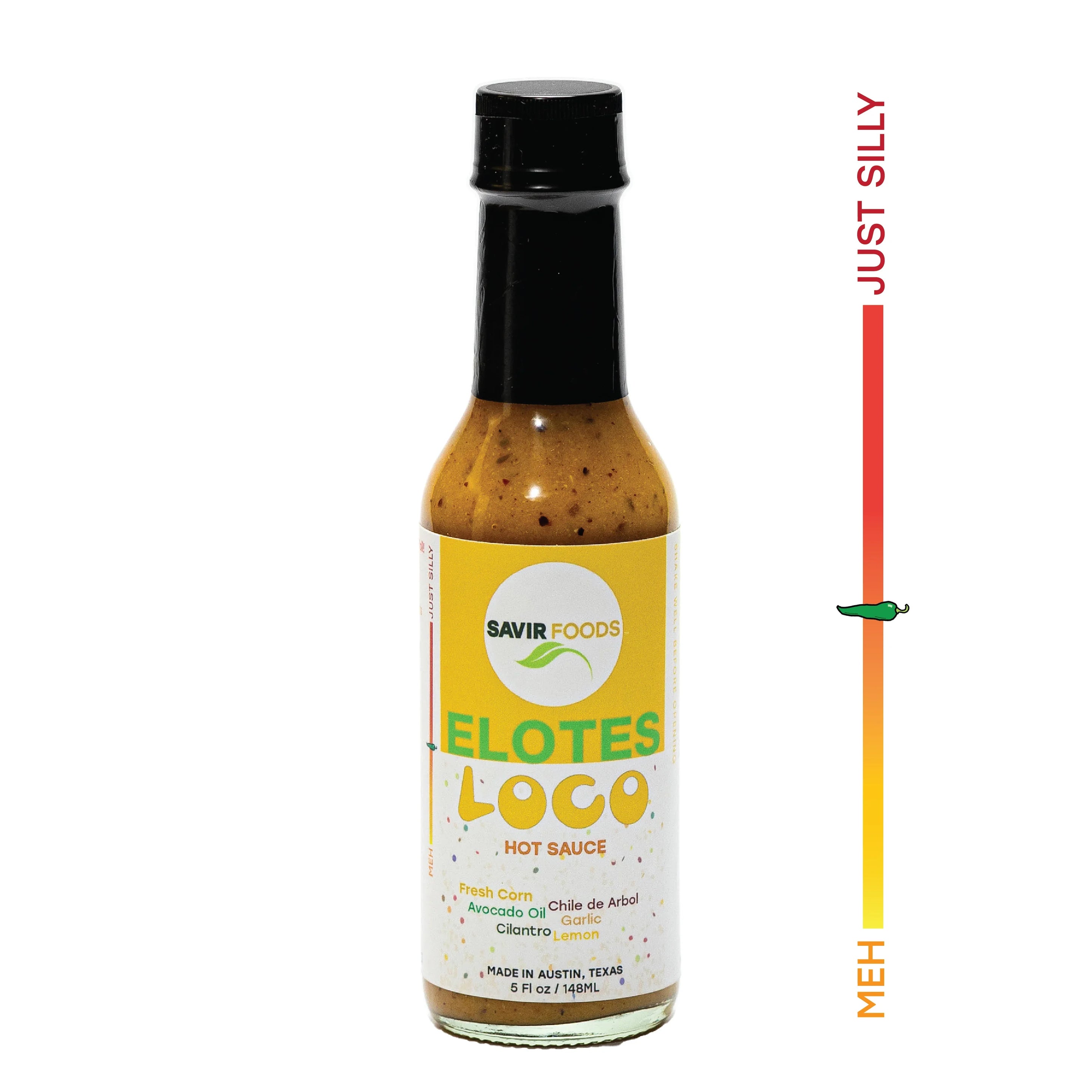 Savir Foods Elotes Loco Hot Sauce 2 Pack Savir Foods