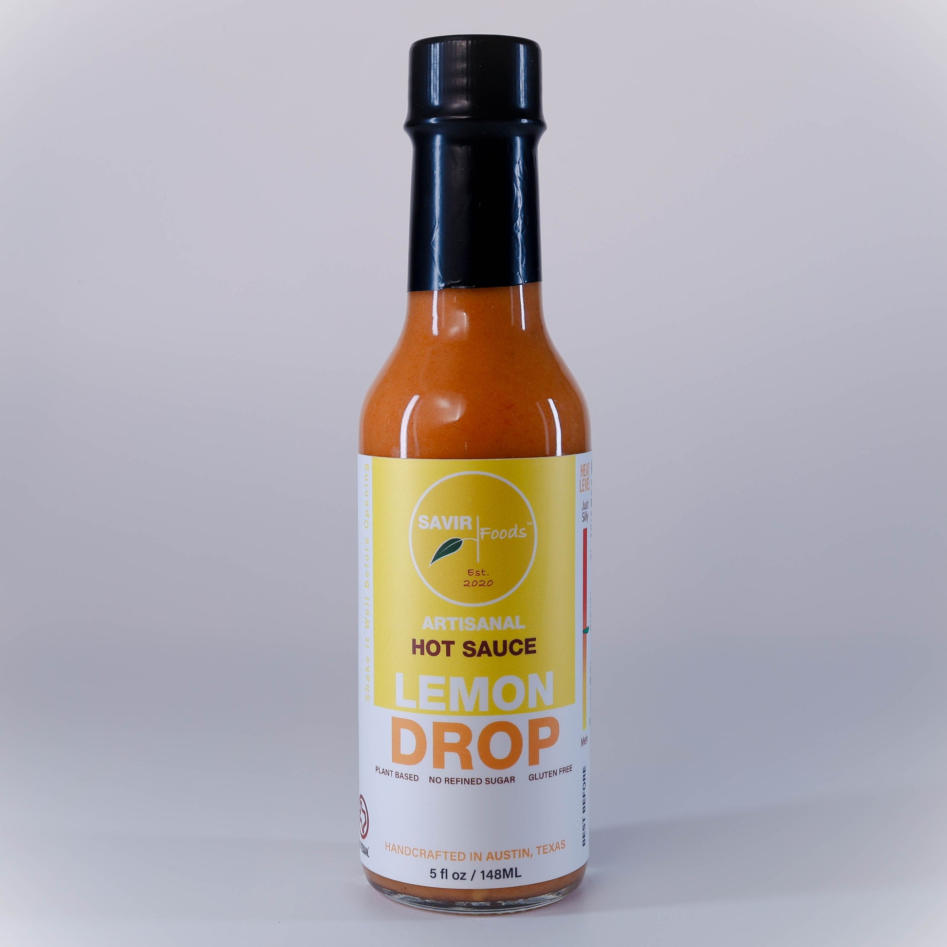 Lemon Drop Hot Sauce | Lemon Pepper Sauce | SAVIR Foods